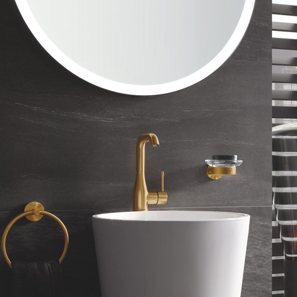 Grohe Essence baterija za umivaonik M – Size brushed cool sunrise ...