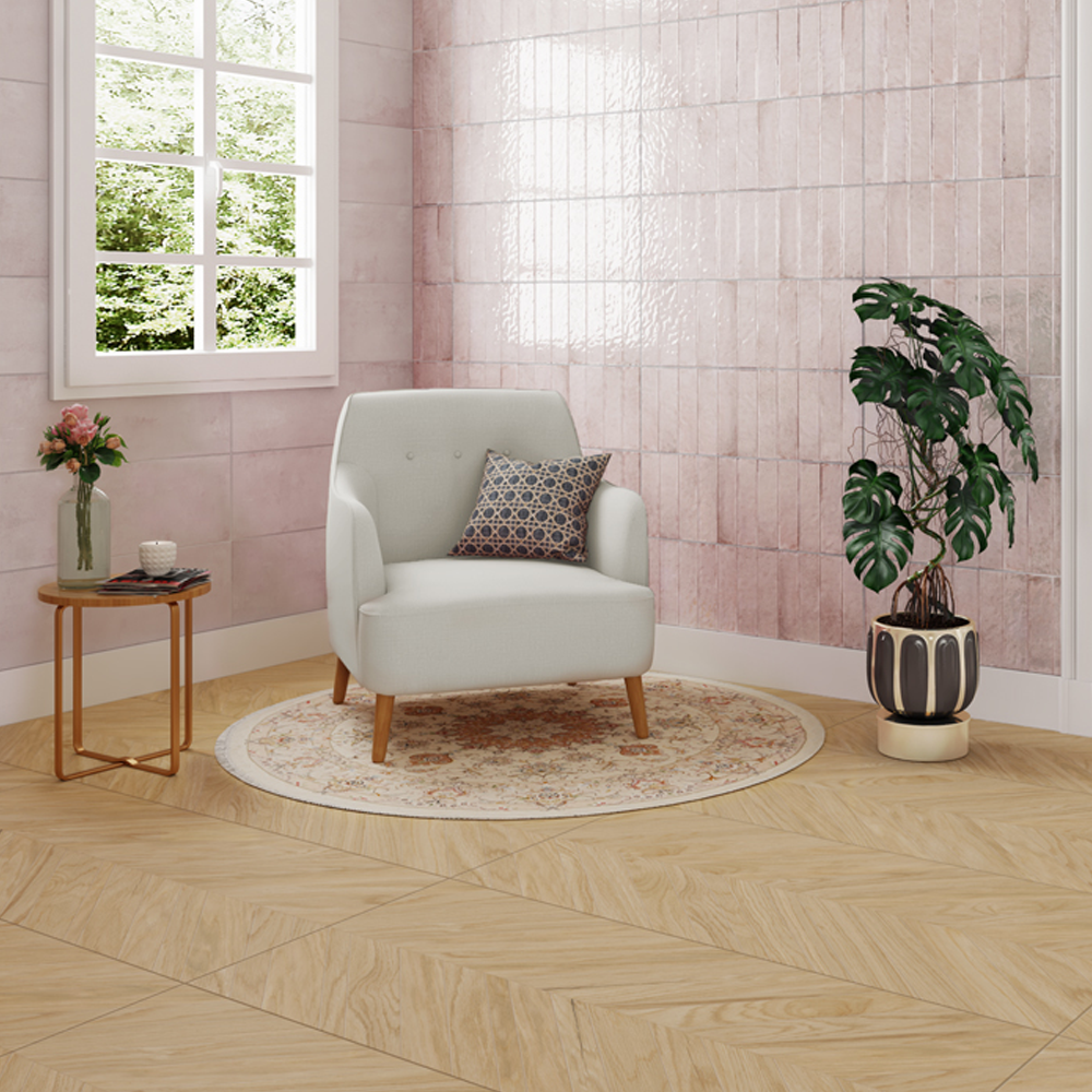 Tilia Chevron Beige rect. 60×120 | ARD Salon
